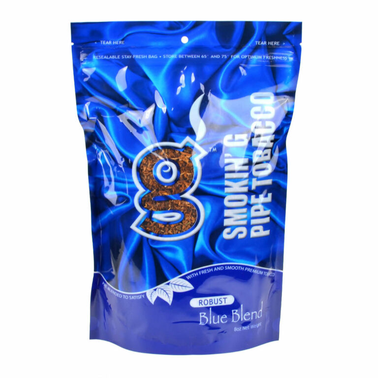 Smokin' G Robust Blue Pipe Tobacco 8oz bag - Dreaming Pipes