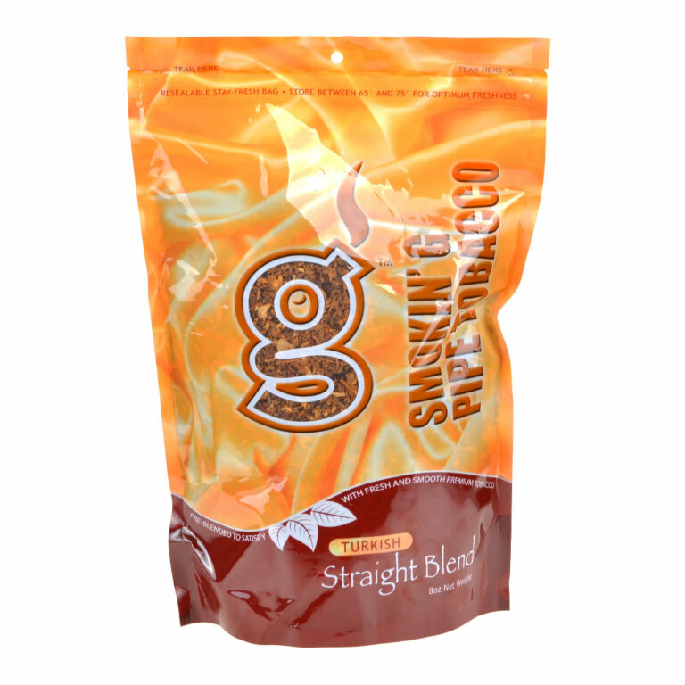 Smokin' G Turkish Straight Pipe Tobacco 8oz bag - Dreaming Pipes