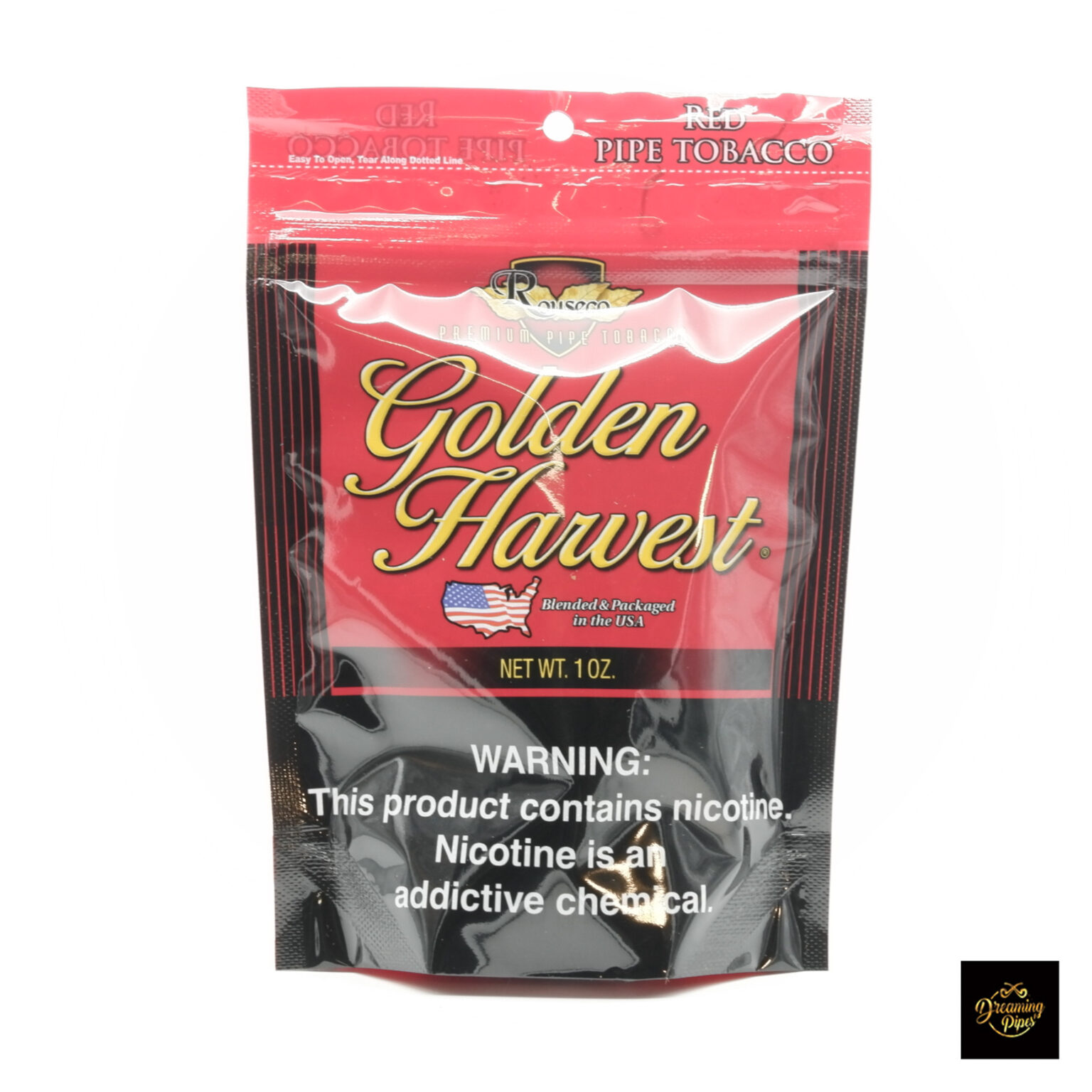 Gold Harvest Robust (Red) Pipe Tobacco - Dreaming Pipes