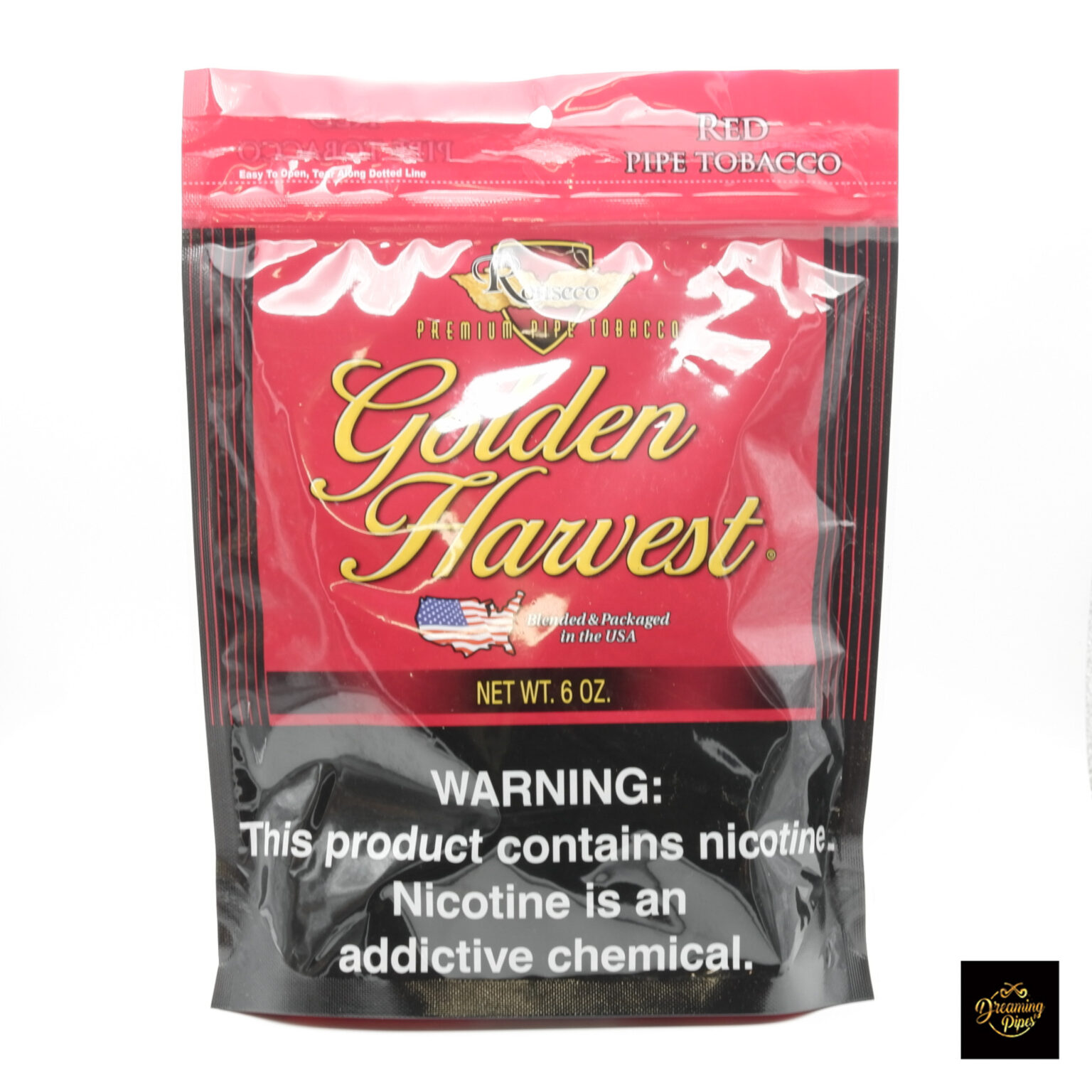 Gold Harvest Robust (Red) Pipe Tobacco - Dreaming Pipes